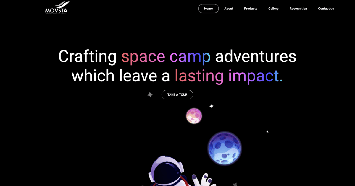 Movsta | Venture into Space Camp Training